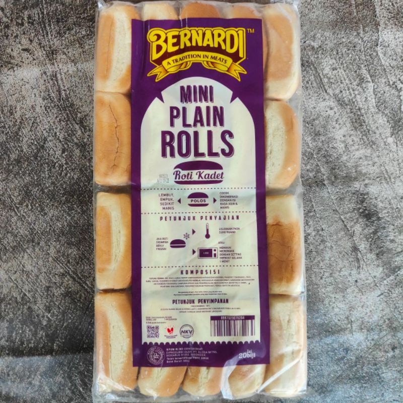 Jual BERNARDI ROTI MINI PLAN ROLLS 20s | Shopee Indonesia