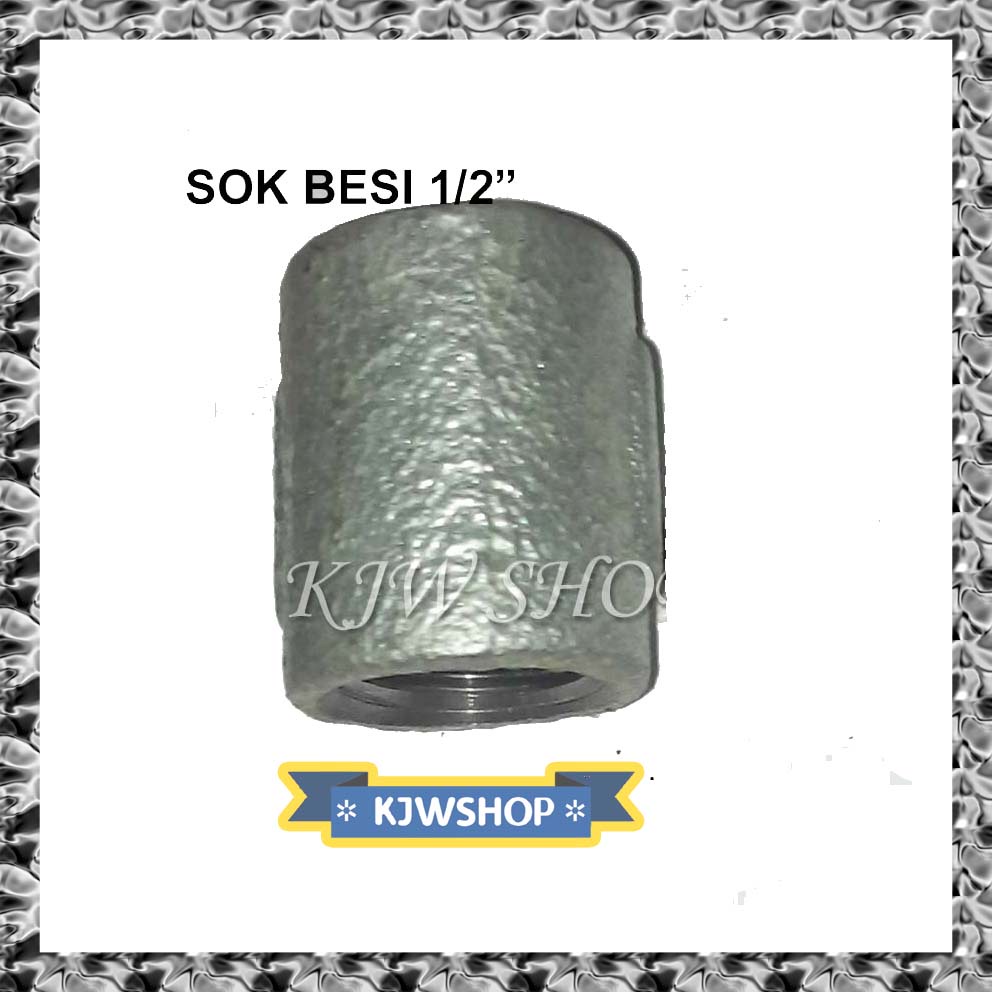 Jual Sok Besi Galvanis 1/2" Sok 1Per2 Inch Besi Sok Galvanis 1/2" Sock ...