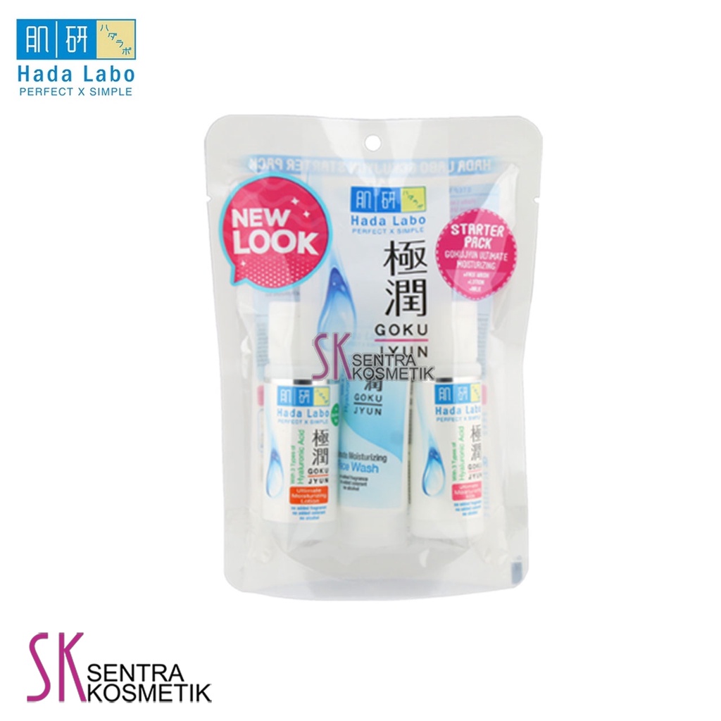 Jual HADA LABO Starter Pack Gokujyun Ultimate Moisturizing Paket ...