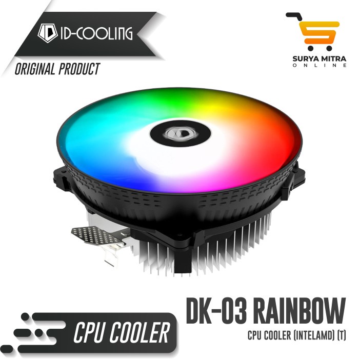 Jual CPU Cooler ID-COOLING DK-03 RAINBOW CPU Cooler (Intel/AMD) | Shopee Indonesia