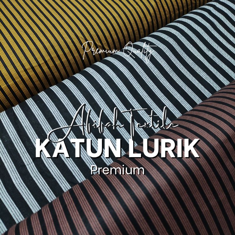 Jual Kain Batik Katun Lurik Premium | Batik Lurik Batik Salur Grad A (Harga per 0,5 Meter ...