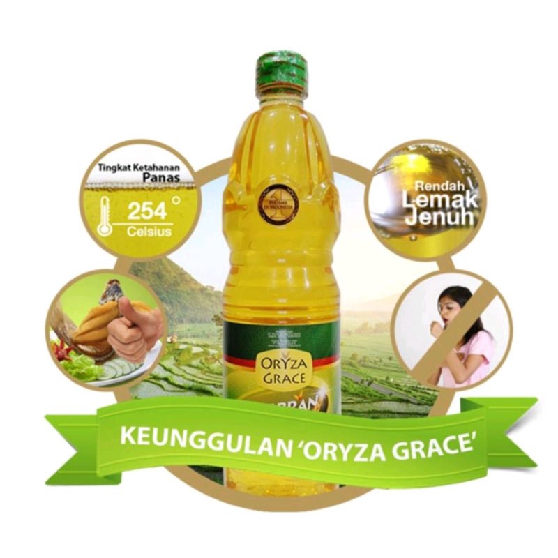 Jual ORYZA GRACE RICEBRAN OIL 1LT | Shopee Indonesia