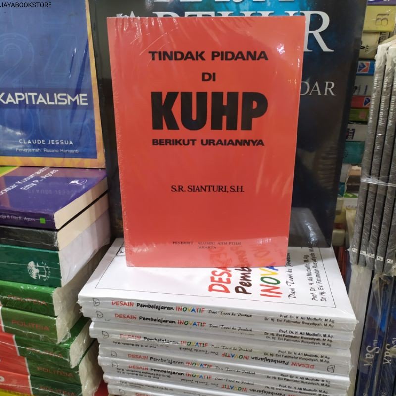 Jual Tindak Pidana Di KUHP Berikut Uraiannya - S.R. Sianturi ...