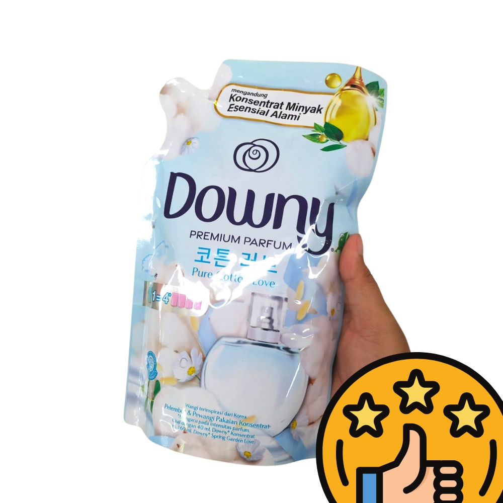 Jual Downy Pure Parfum Pure Cotton Love 550ml Pewangi Pelembut Pakaian ...