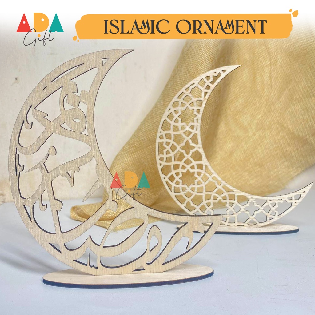 Jual Bulan Sabit 20cm Dekorasi Islam Props Photography | Properti Foto ...
