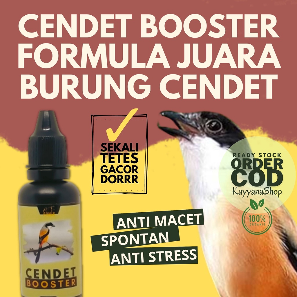 Jual 30 ML Vitamin Penggacor Burung Cendet / Vitamin Cendet Cepat Gacor ...
