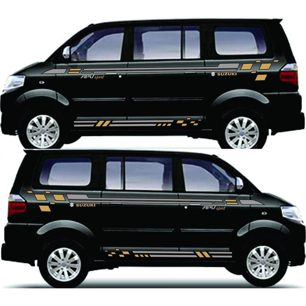 Jual 0392 Sticker Stiker Striping List Apv sport Stiker Cutting Body ...