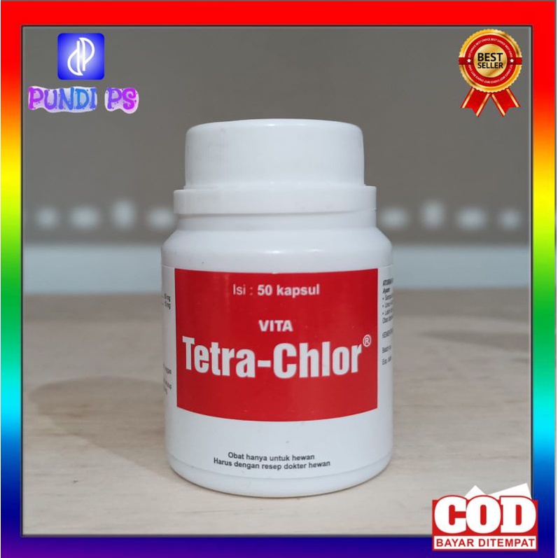 Jual Medion Vita TETRA CHLOR 50 kapsul 10kapsul Obat Ayam CRD Snot ...