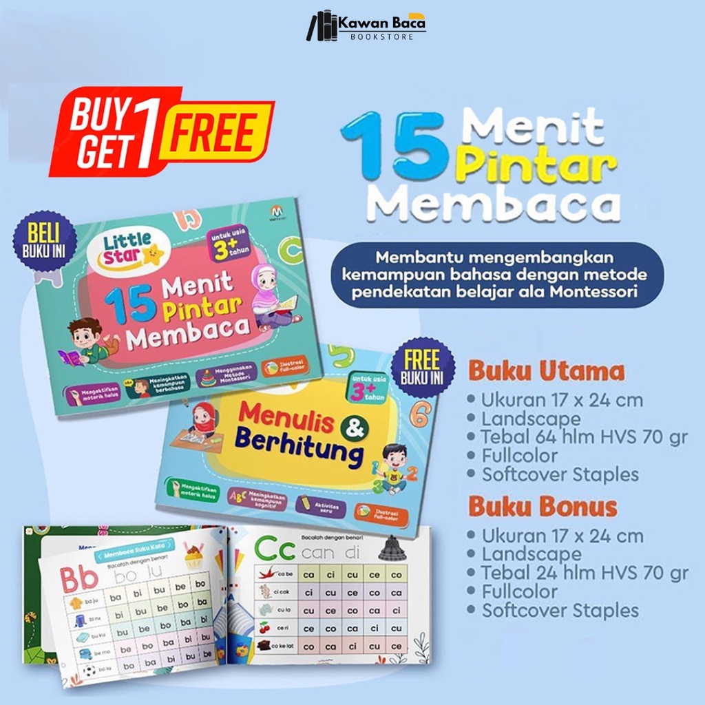 Jual Buku Anak Little Star 15 Menit Pintar Membaca - Buku Belajar ... Jual Buku Anak Little Star 15 Menit Pintar Membaca - Buku Belajar ...