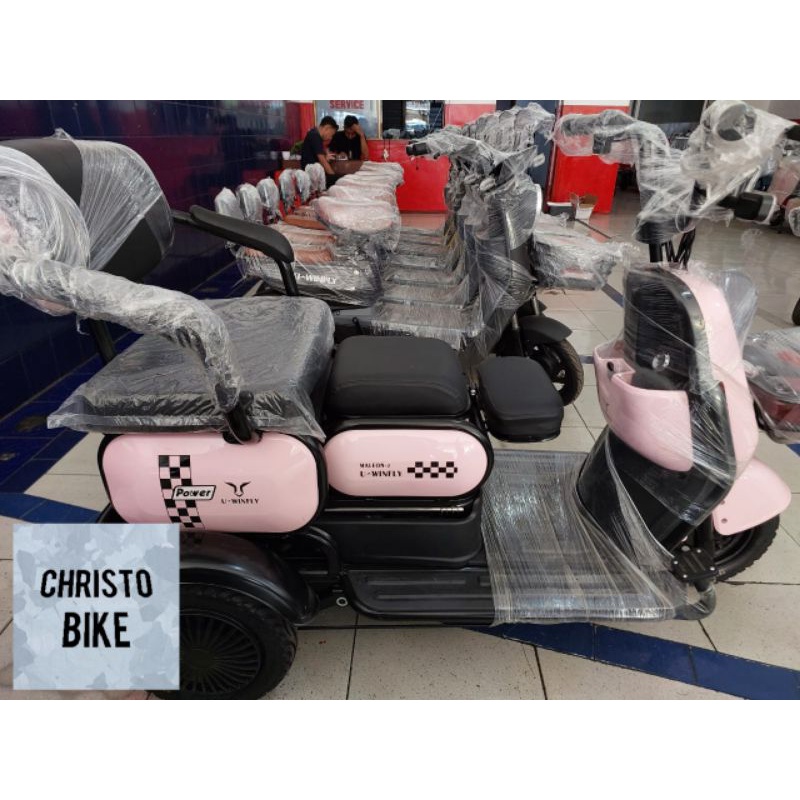 Jual Sepeda listrik Roda 3 Uwinfly Maleon TERBARU | Shopee Indonesia