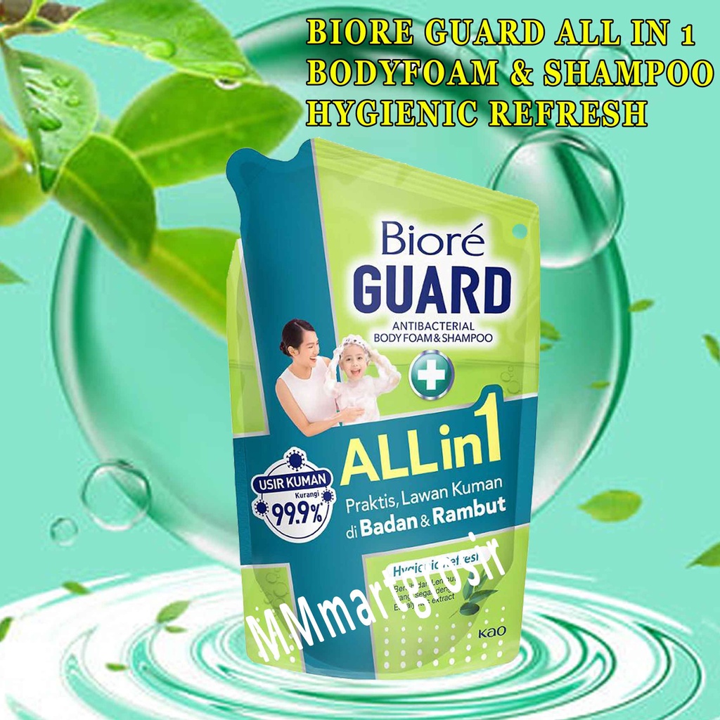 Jual BIORE Guard All In 1 / Body Foam & Shampoo / Hygienic Refresh ...