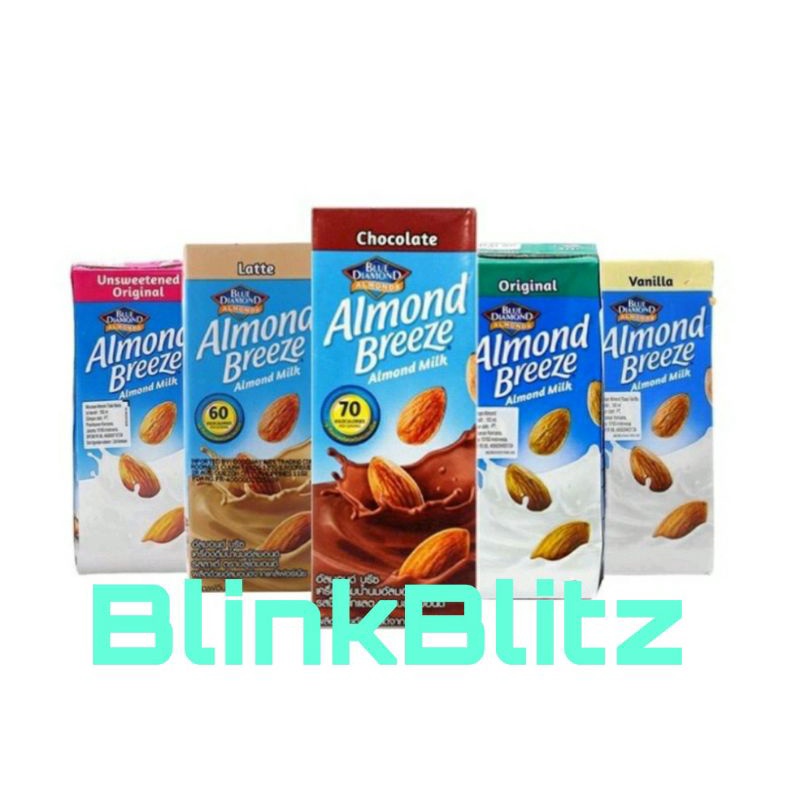 Jual Almond Breeze Susu Blue Diamond 180 ml All Varian Original Latte Chocolate Unsweetened ...