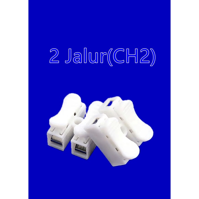 Jual Quick Cable Wire Connector 2 Pin 2pin Push | Konektor Kabel - CH2 ...