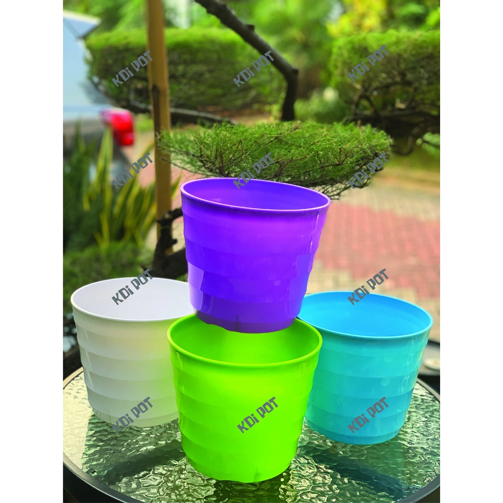 Jual Pot Bunga / Tanaman Mado Lovenia No. 22 (Biru, Ungu, Putih dan ...