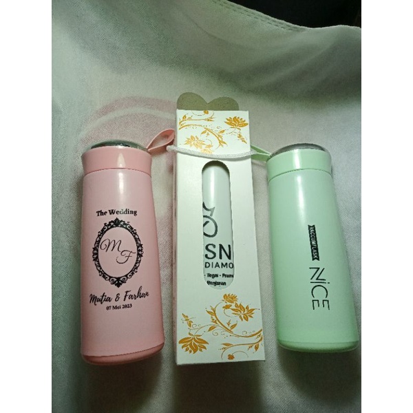 Jual BOTOL NICE CETAK CUSTOM KEMAS BOX SOUVENIR | Shopee Indonesia