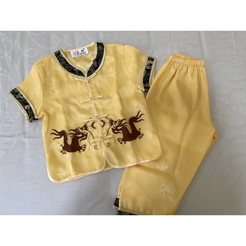 Jual cheongsam set baju imlek anak cowo | Shopee Indonesia