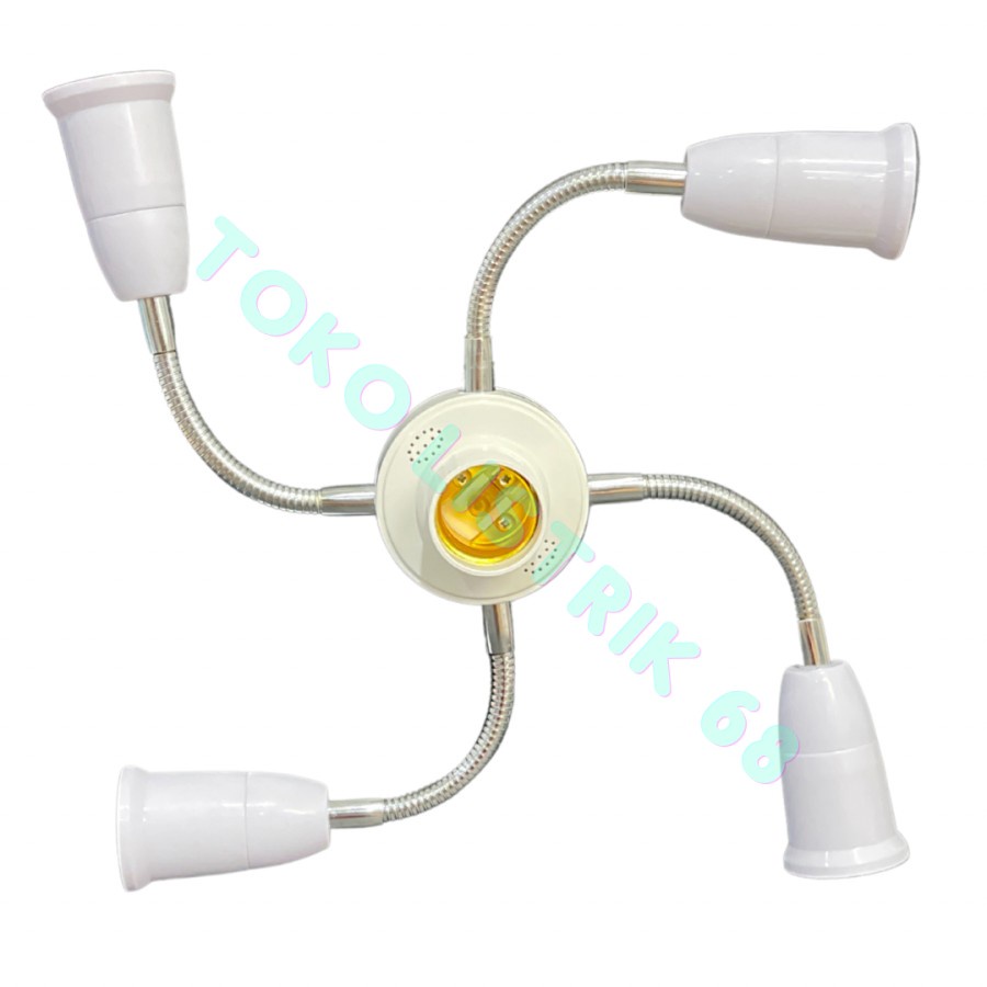 Jual Fitting Lampu E27 Extension Cabang 5 Fitting Bohlam | Shopee Indonesia