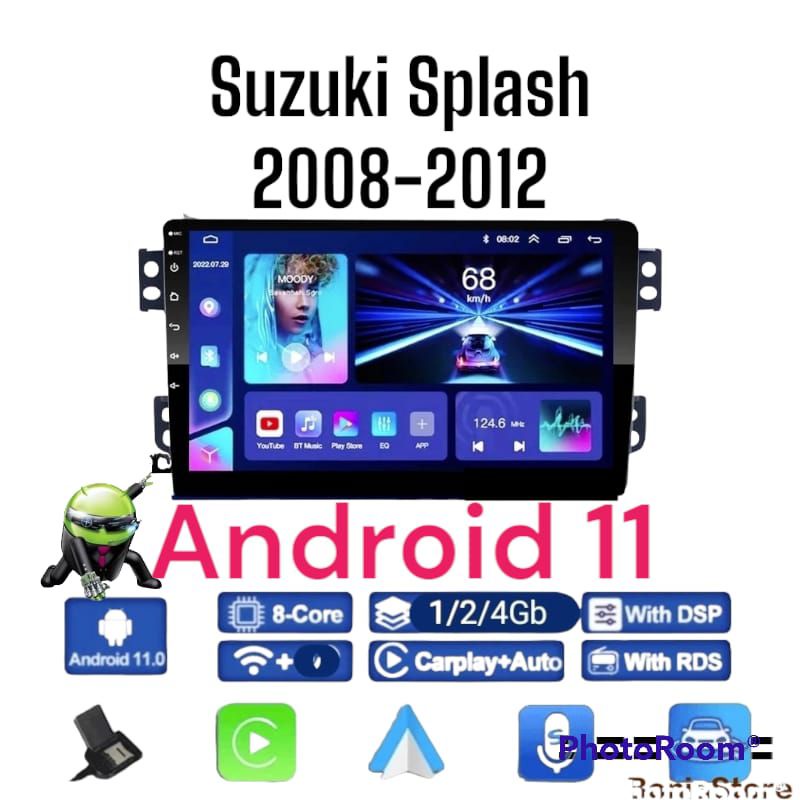 Jual Head unit Android 9" Suzuki Splash 2008+Frame Fit+Kabel Power PnP ...