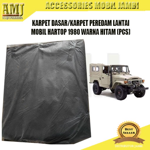 Jual KARPET DASAR/ PEREDAM LANTAI MOBIL HARTOP 1980 HITAM (PCS ...