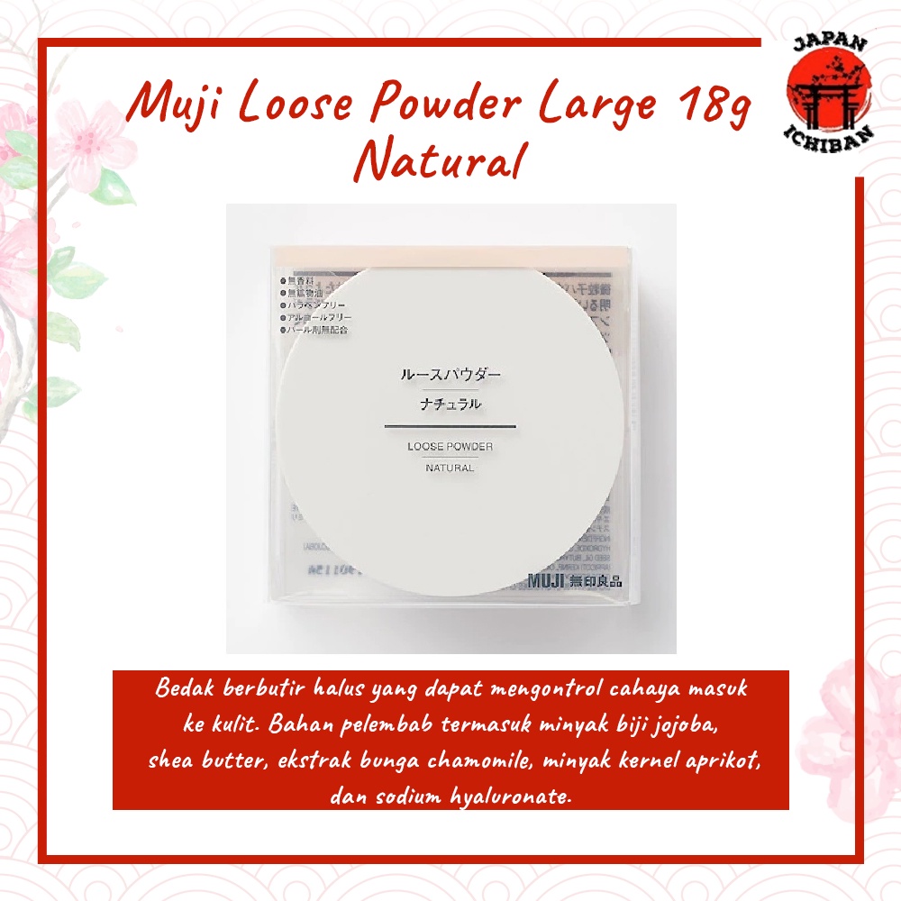 Jual Muji Loose Powder Large 18g Bedak Wajah Muji Original Japan ...