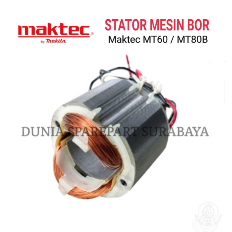 Jual Stator Mesin Bor Maktec MT60 / MT80B / Bantalan Rumah Armature Bor ...