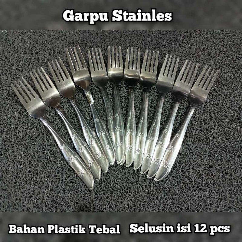 Jual garpu makan stainless steel 1pack isi 1lusin(12pcs) | Shopee Indonesia Jual garpu makan stainless steel 1pack isi 1lusin(12pcs) | Shopee Indonesia