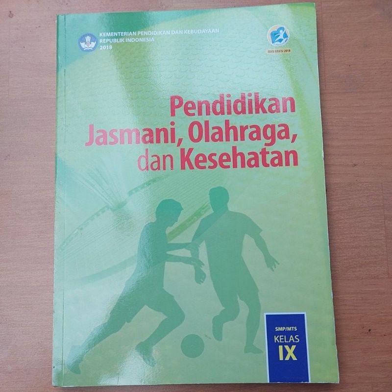 Jual buku pelajaran pendidikan jasmani olahraga dan kesehatan untuk smp/mts kelas IX original ...