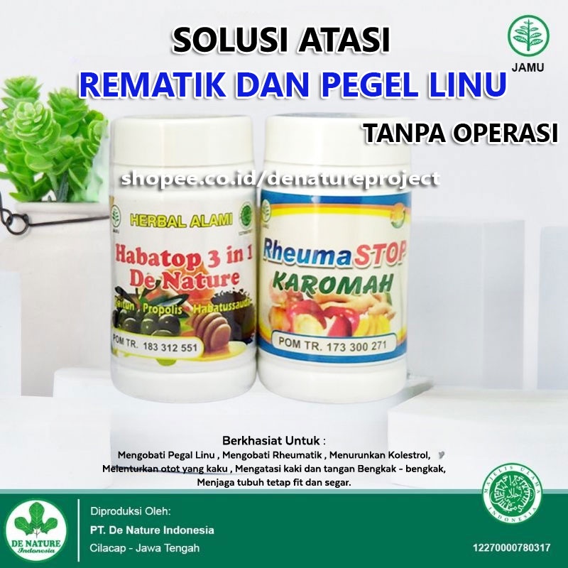 Jual Obat Reumatik Rematik Asam Urat Pegal Linu Nyeri Sendi Lutut Pria ...