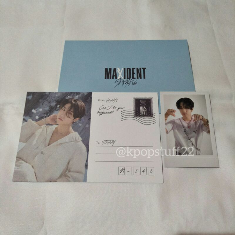 Jual STRAY KIDS MAXIDENT LOVE LETTER & POLAROID HAN ENVELOPE | Shopee ...
