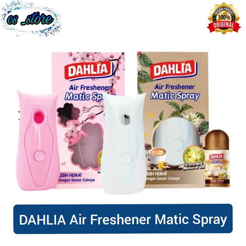 Jual Dahlia Air Freshener Matic Spray | Dispenser alat | Shopee Indonesia