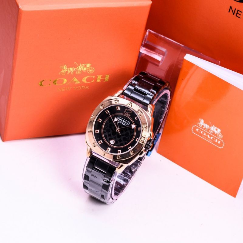 Jual Promo Jam Tangan Wanita Mewah Coach 3Varian Anti Air Terbaru Mode ...