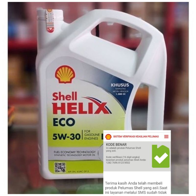 Jual SHELL ECO 5-30 100% ORIGINAL | Shopee Indonesia
