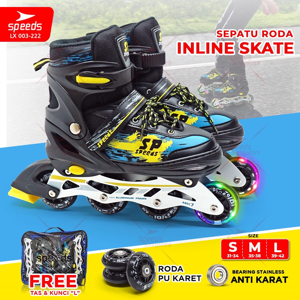 Jual SPEEDS Sepatu Roda Anak Dewasa dan Remaja Inline Skate Roller ...