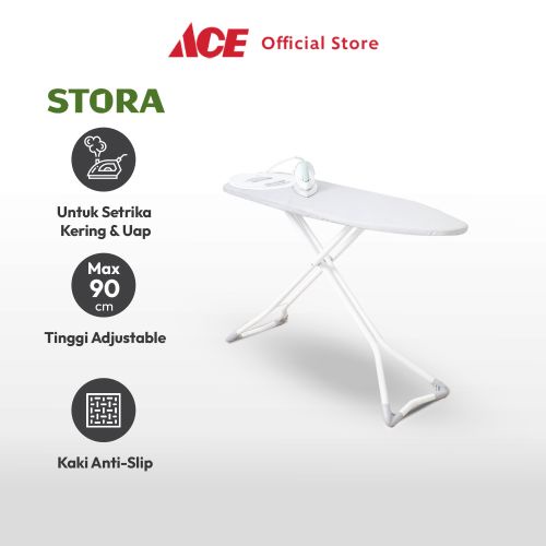 Jual Ace Stora 146.4X39X90 cm Meja Setrika Lipat - Silver Metalik Papan ...
