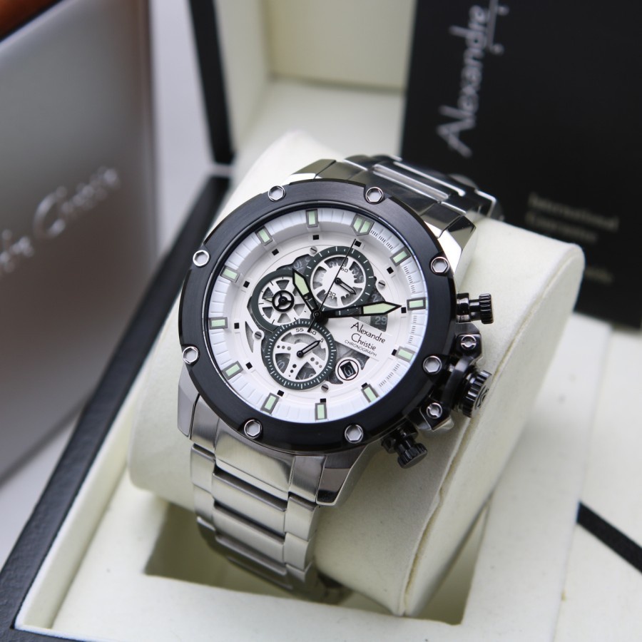 Jual ORIGINAL Jam Tangan Pria Alexandre Christie AC 6564 / AC6564 ...