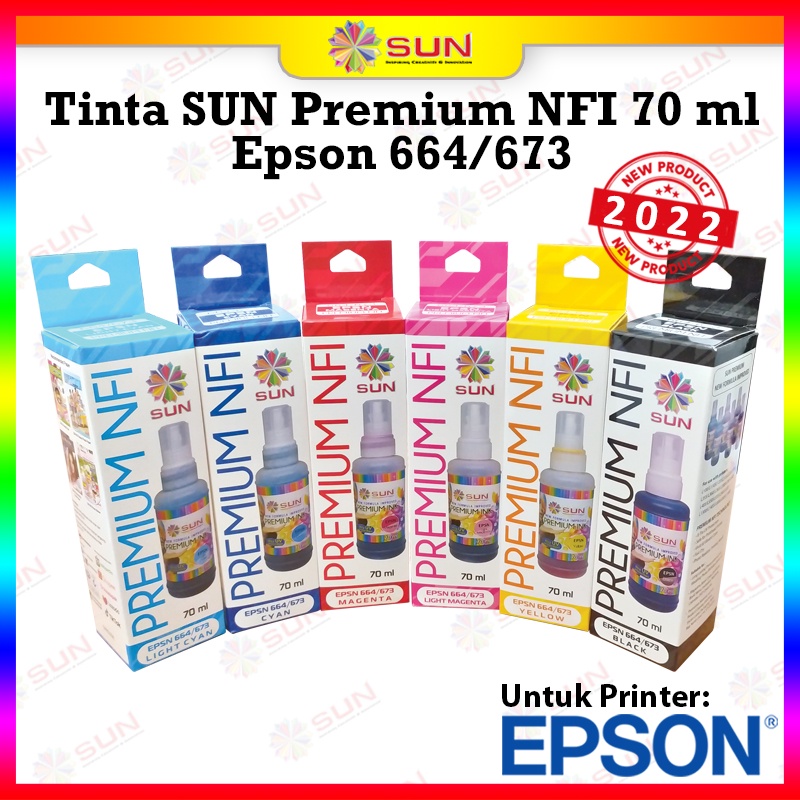 Jual Tinta Refill Epson 003 664 673 057 / Canon 790 - Tinta Epson ...