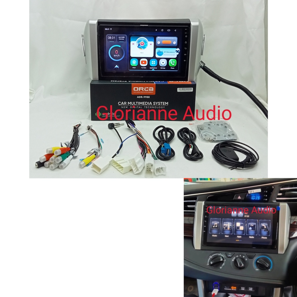 Jual Head Unit Android Orca Carplay 10 inch Innova Reborn 2016 keatas ...