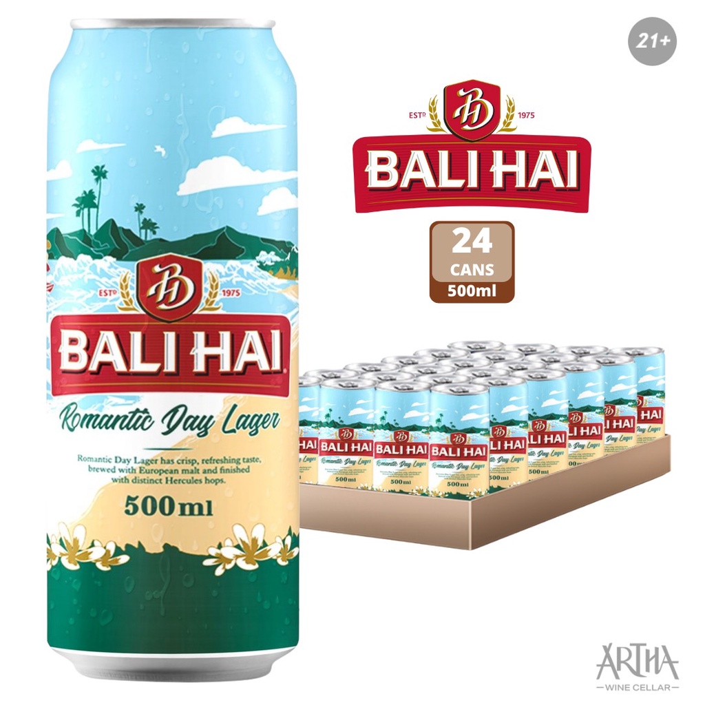 Jual Bali Hai Romantic Day Lager / Beer Local / Can 500 Ml / 1 Karton ...