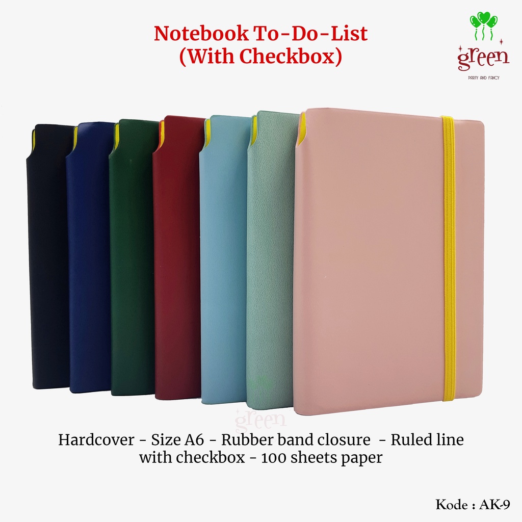 Jual Notebook To do list | Notebook Checkbox | Notebook Planner ...