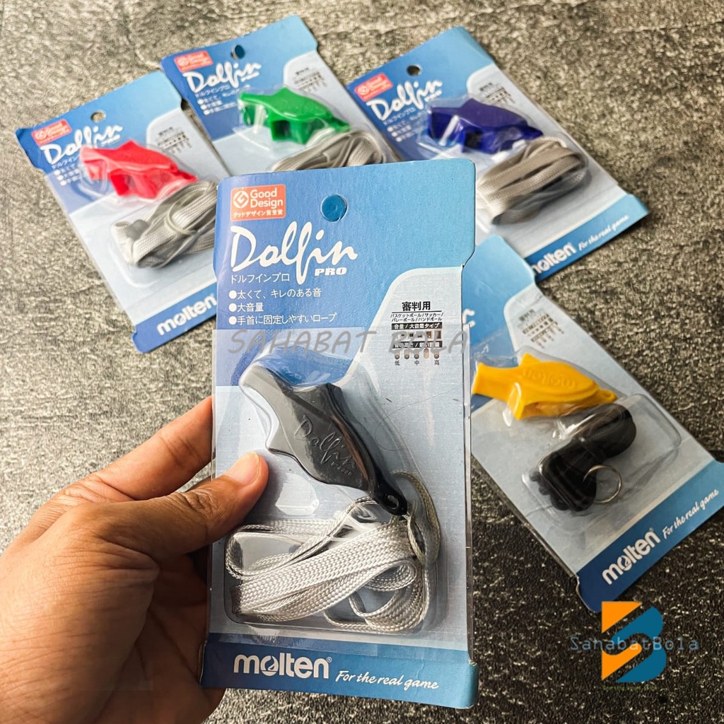 Jual Peluit Dolfin Molten Pluit Wasit Olahraga Pelatih Trainer Original ...