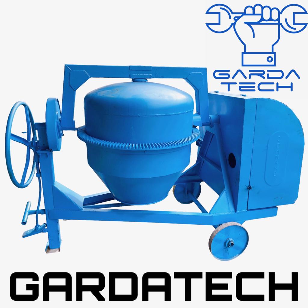 Jual Beton Molen Mixer Semen Commando 500 Liter + Mesin Diesel 8 HP ...