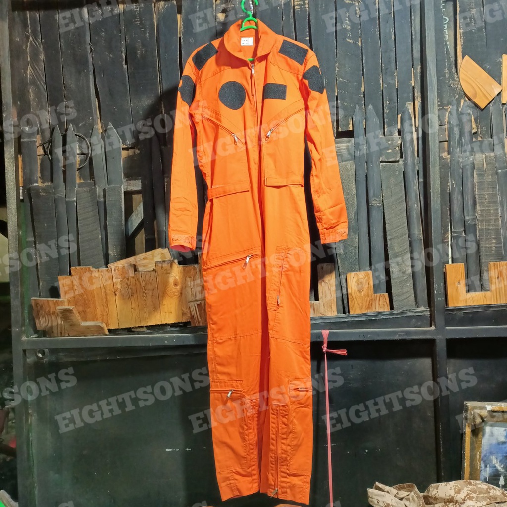Jual Wearpack Oren Orange Asli Pilot Tempur Penerbang Mekanik Pembagian ...