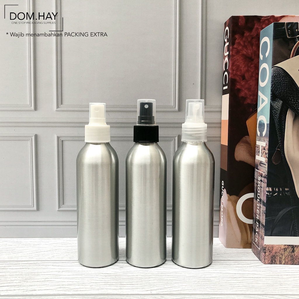 Jual 150ml Botol Aluminium Tutup Spray Kemasan Packaging Anti Karat i ...