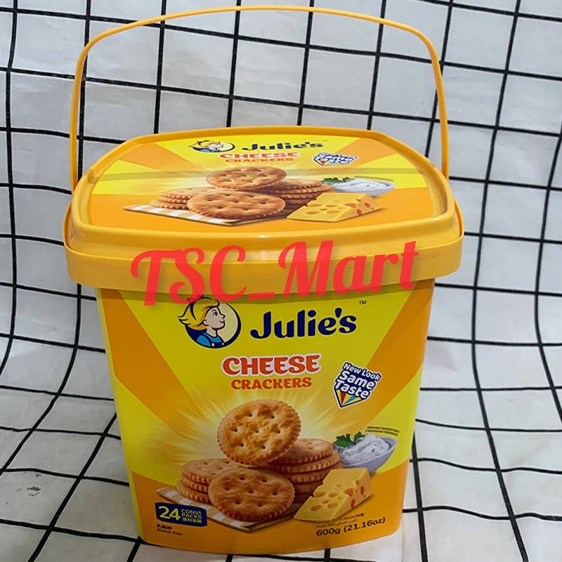 Jual Julies Cheese Crackers 600gr / Julies / julie's / Cheese / Cracker ...