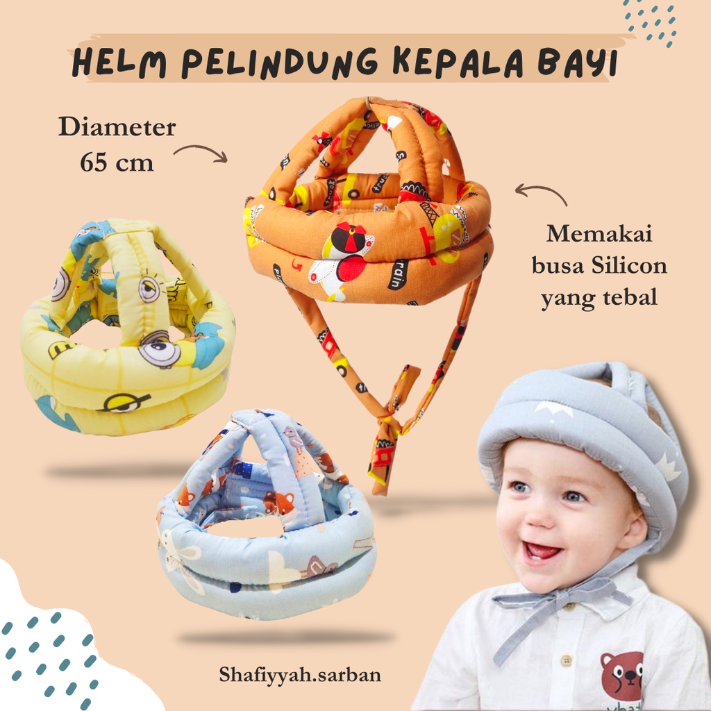 Jual Helm Bayi/Pelindung Kepala Bayi Shafiyyah.sarban | Shopee Indonesia