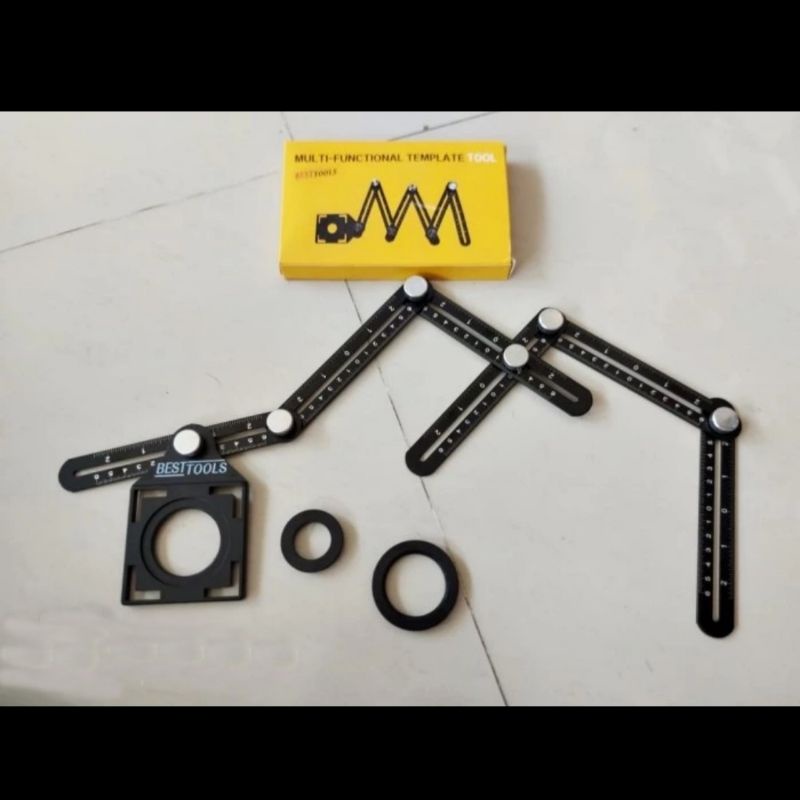 Jual Multi Angle Square Penggaris Sudut Multi Fungsi Folding Copy Ruler ...