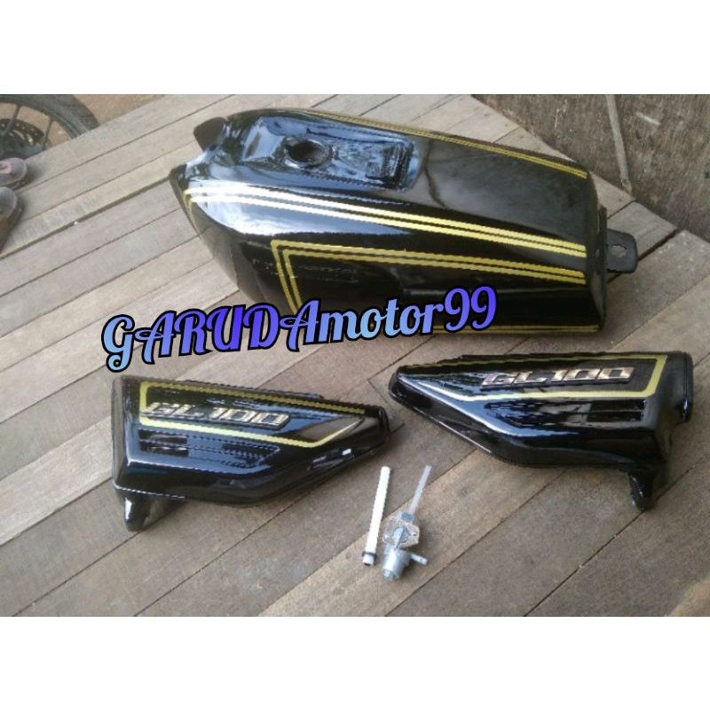 Jual TANGKI GL 100 PRES PABRIK SET COVER AKI SEPASANG SUDAH STRIPING ...