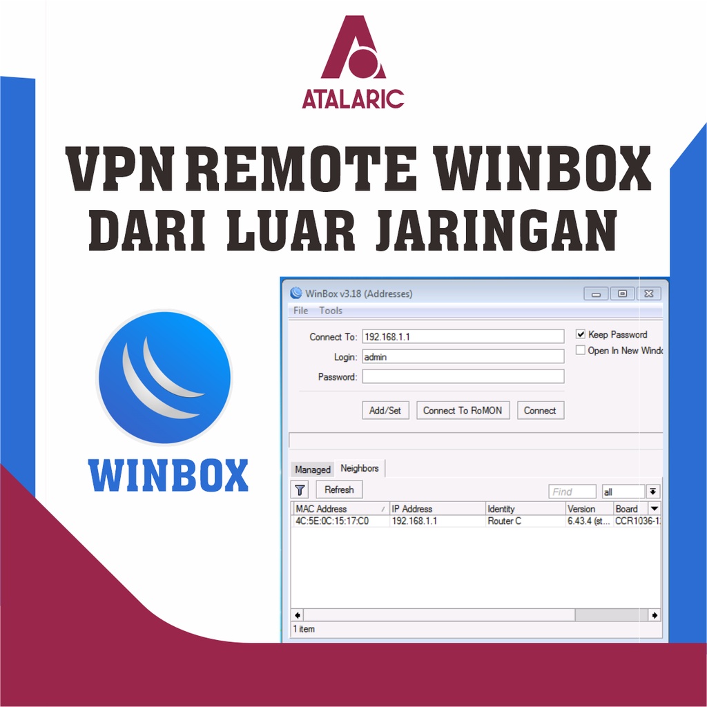 Jual VPN REMOTE WINBOX DARI LUAR JARINGAN, REMOTE MIKROTIK (PORT 8291) | Shopee Indonesia