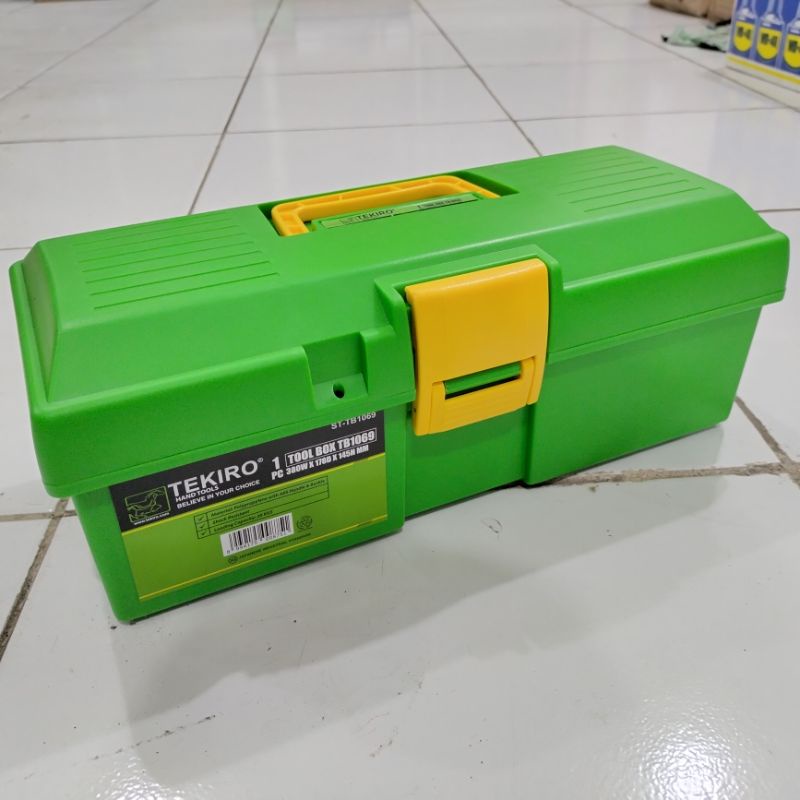 Jual TOOL BOX "TEKIRO" TB-1069 BAHAN PLASTIK|| Toolbox Tempat Penyimpan Pekakas/kunci | Shopee ...