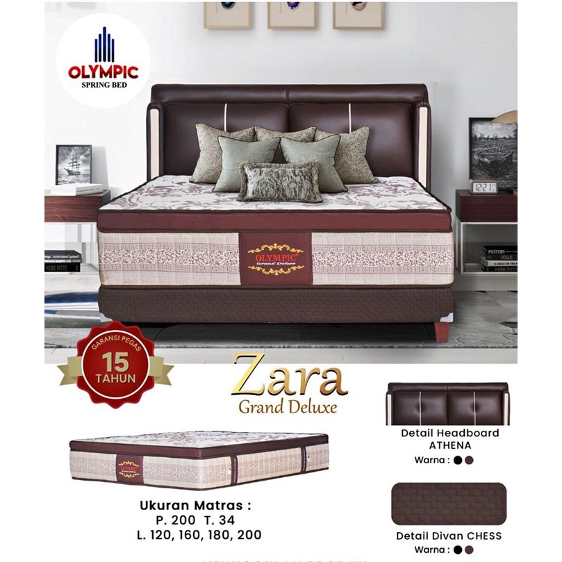 Jual Kasur Springbed Olympic GRAND DELUXE 180 X 200 X 34CM Spring bed ...